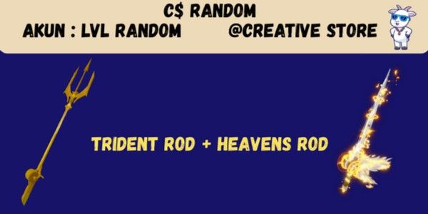 Buy Account Akun Level Random | Trident Rod + Heaven Rod C$ Random ...