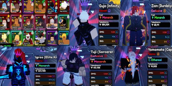 Buy Account Akun Unit Gojo Evo Monarch, Igros Evo Monarch, Toji Evo ...