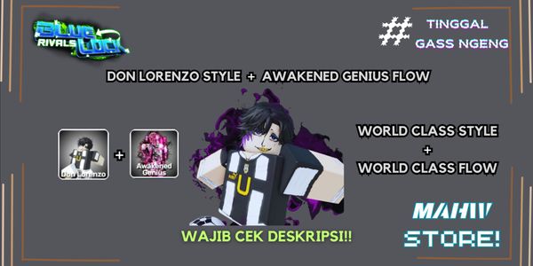 Buy Account Akun Don Lorenzo Style + Awakened Genius Flow (Blue Lock ...