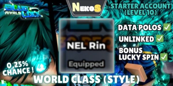 Buy Account Akun NEL Rin (Style) Blue Lock Rivals 3487170 | itemku