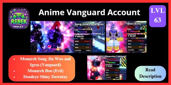 Buy Account Account Monarch Song Jin Woo and Igros (Vanguard), Monarch ...