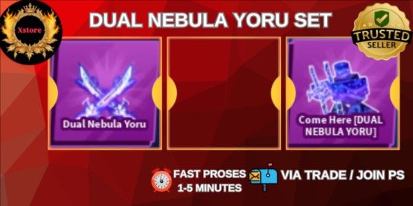 Buy Limited Swords Dual Nebula Yoru set Blade Ball 3511276 | itemku