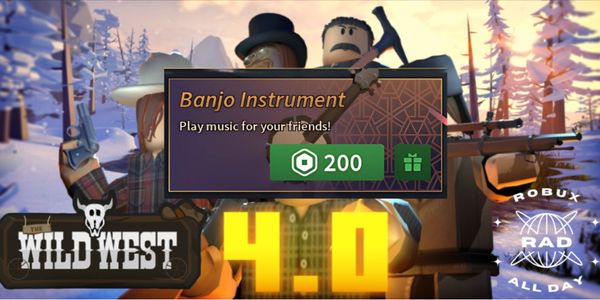 Buy Item "Banjo Instrument - The Wild West" Roblox 3514620 | itemku