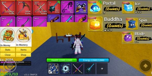 Buy Account Akun Blox Fruit Lvl 2600+ (V4 Rabbit, Shark, Ghoul, Shark ...