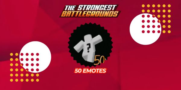 Buy Game Pass 50 emotes The Strongest Battlegrounds cheapest May 2026 ...