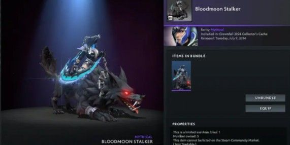 Beli Item Gift Bloodmoon Stalker (Luna Set) Collector Cache 2024 ...