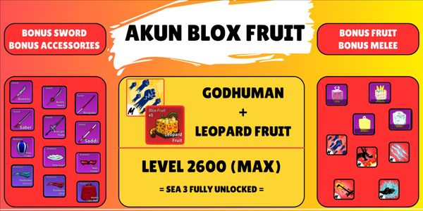 Buy Account Blox Fruit Account (Max Level) – Godhuman + Leopard Blox ...