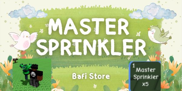 Buy Item MASTER SPRINKLER Grow A Garden 3544272 | itemku