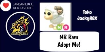 Buy Pet NR Ram Adopt Me Trading Hub 3479038 | itemku