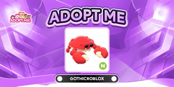 Buy Pet Crab N | gothicRBL Adopt Me Trading Hub 3478392 | itemku