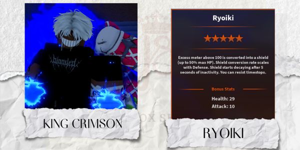 Buy Traits Ryoiki King Crimson | Mythic Trait - A Universal Time (AUT ...