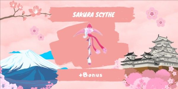 Buy Item Sakura Scythe (Pet Wear)Cherry Blossom Festival (2025)+ Bonus ...