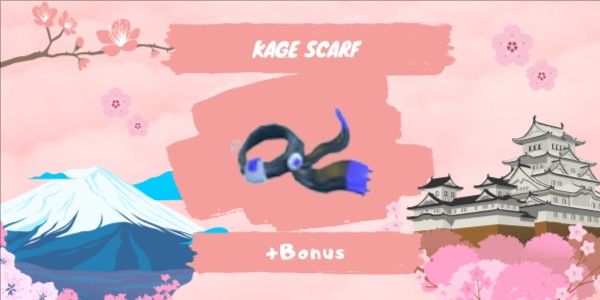 Buy Item Kage Scarf (Pet Wear) Cherry Blossom Festival (2025) + Bonus ...