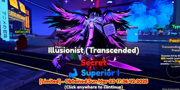 Buy Unit Illusionist (Transcended) Anime Adventures 3481831 | itemku