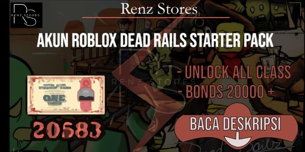 Buy Account Akun Dead Rails Starter Pack 20000+ Bonds Unlock All Class ...