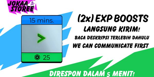 Buy Gamepass 2x EXP Boosts (15 Menit) Blox Fruits 3484980 | itemku