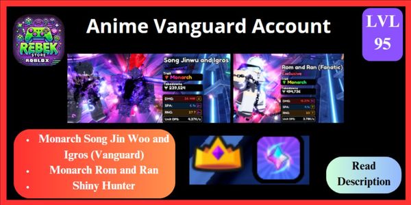 Buy Account Account Monarch Song Jin Woo and Igros (Vanguard), Monarch ...