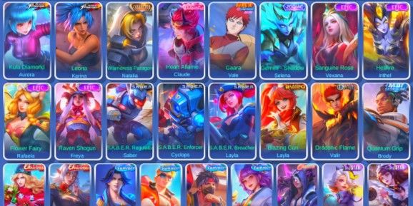Buy Account #275 Hero 128 | Skin 242 | KOF Aurora and Karina ...