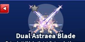Buy Limited Swords Dual Astraea Blade Blade Ball 3576824 | itemku