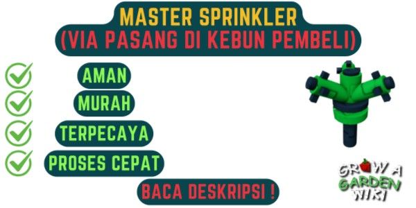 Buy Item Master Sprinkler | Grow A Garden Grow A Garden 3577092 | itemku