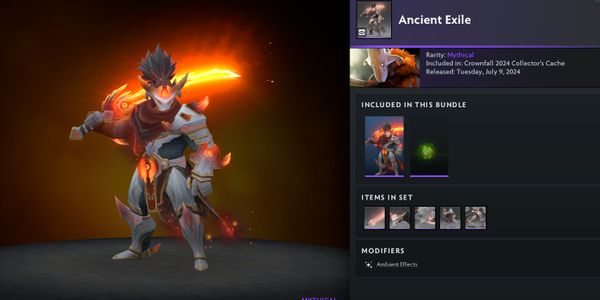 Buy Item Gift Ancient Exile (Juggernaut Collector Cache 2024) Dota 2 ...