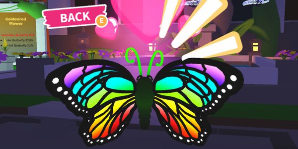 Buy Pet Neon Prismatic Butterfly [NB] | Adopt Me The Butterfly ...
