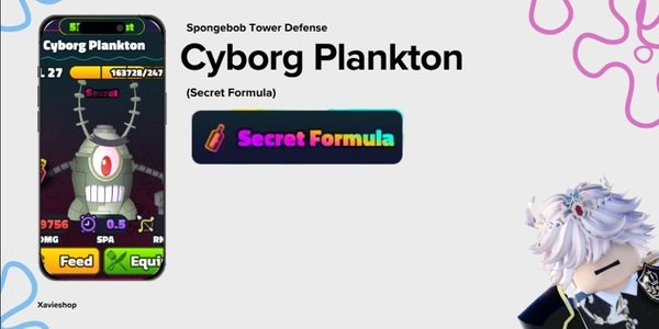 Buy Unit Cyborg Plankton (Secret Formula) SpongeBob Tower Defense ...