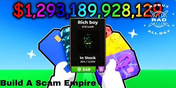 Buy Item Rich Boy Limited - Build A Scam Empire Roblox 3604144 | itemku