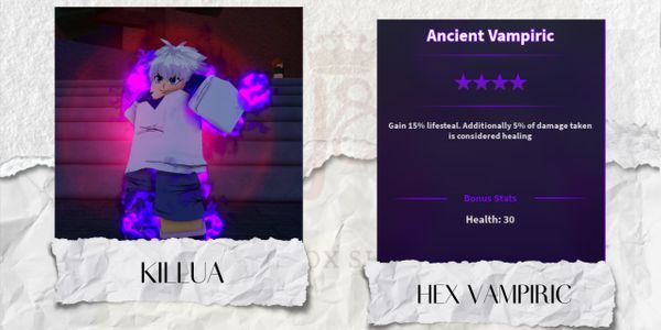 Buy Traits Hex Vampiric Killua | Legendary Trait - A Universal Time ...