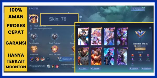 Beli Akun AKUN ML SULTAN MURAH DAN AMAN #3 Mobile Legends Terlengkap ...