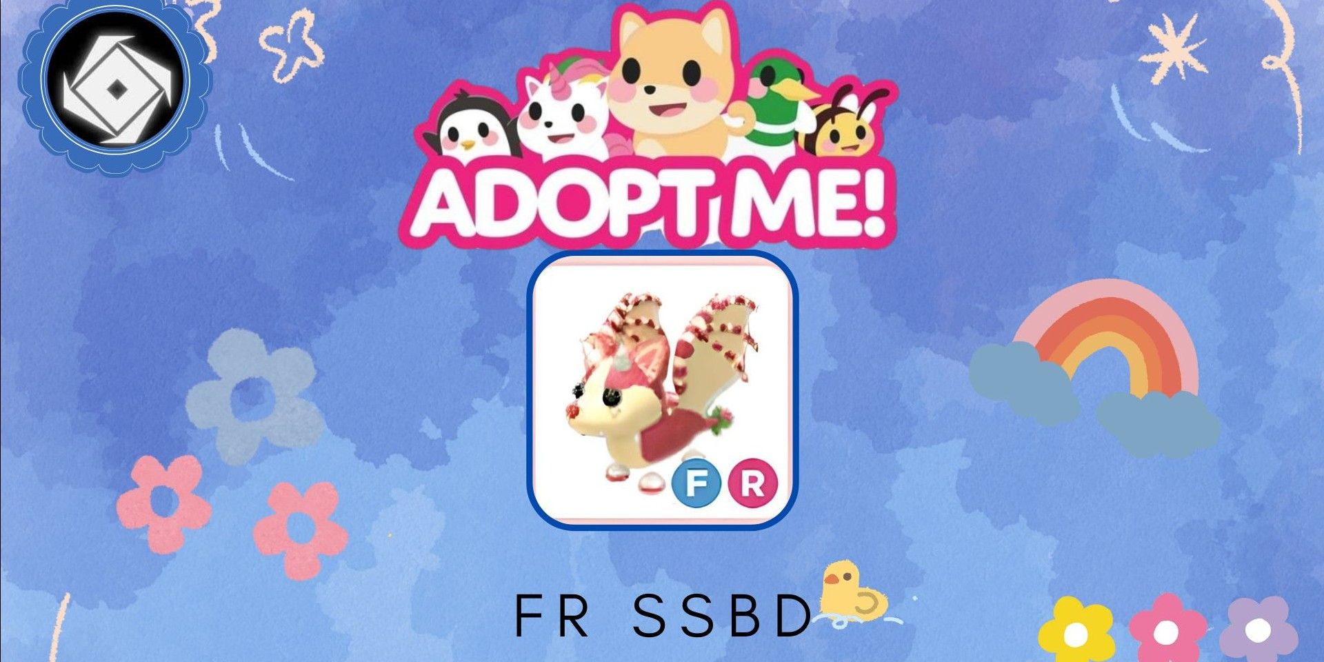 Buy Pet Strawberry Shortcake Bat Dragon Adopt Me Trading Hub cheapest ...