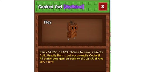 Buy Pets Cooked Owl Grow A Garden Grow A Garden 3609883 | itemku