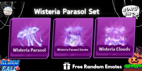 Buy Limited Swords Wisteria Parasol Set Blade Ball cheapest June 2026 ...