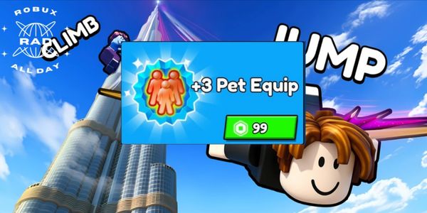 Beli Gamepass +3 Pet Equip Climb and Jump Tower Terlengkap dan Termurah ...