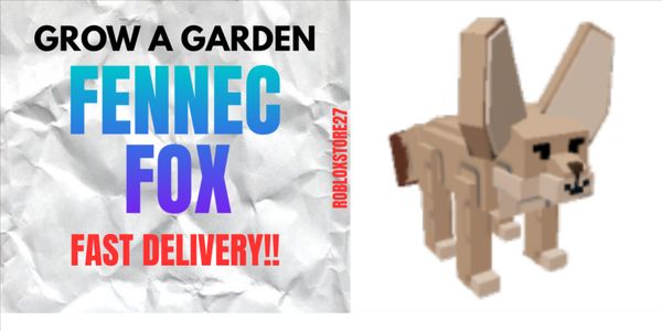 Buy Pets Fennec fox - grow a garden Grow A Garden 3650263 | itemku