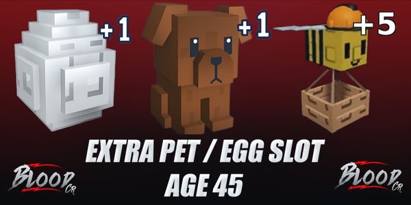 Buy Pets Pet Age 45 - Extra Pet Equip - Extra Egg Slot - Extra Pet ...