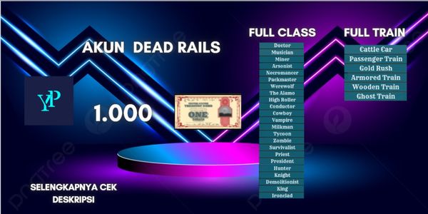 Buy Account Akun Dead Rails 1000 Bonds Bonus Full Class & Full Train ...