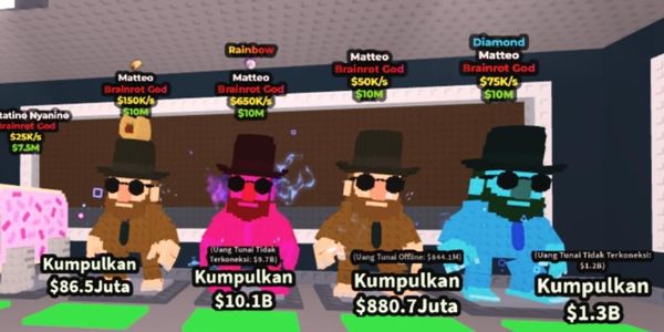 Buy Item Rainbow Matteo (GET BONUS) - Steal A Brainrot Steal A Brainrot ...