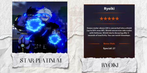 Buy Traits Ryoiki Star Platinum | Mythic Trait - A Universal Time (AUT ...