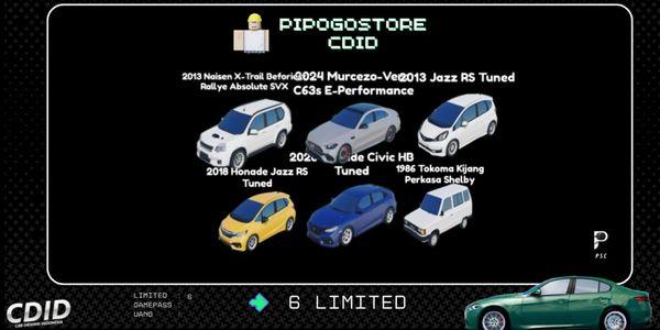 Beli Akun CDID 5 LIMITED Car Driving Indonesia Terlengkap dan Termurah ...