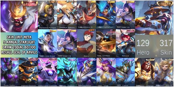 Beli Akun Akun SULTAN MEWAH Dan MURAH Banget#59 Mobile Legends ...