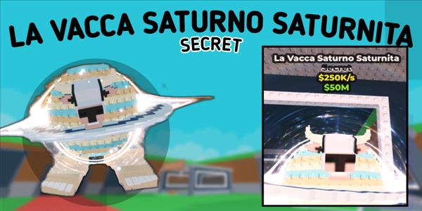Buy Item The Saturn Cow Saturnita (Secret) | Steal A Brainrot Steal A ...