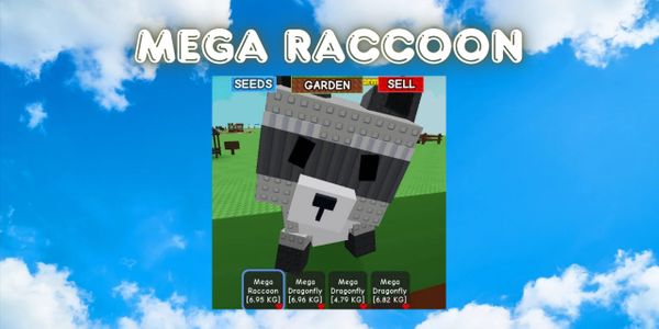 Buy Pets MEGA RACCOON Grow A Garden 3675402 | itemku