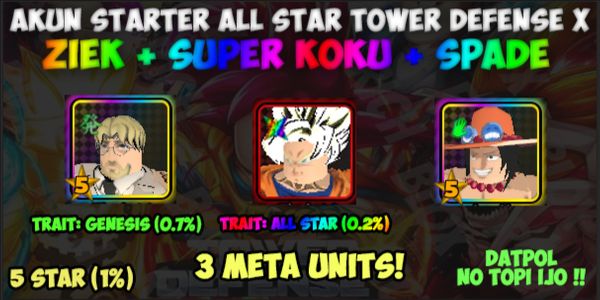 Buy Account Akun Starter ALL STAR Super Koku (Goku) + GENESIS Ziek ...