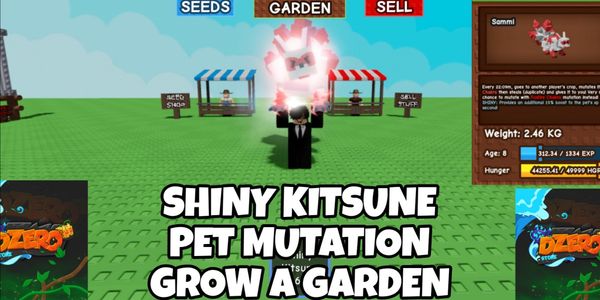 Buy Pets Shiny Kitsune-Pet Mutation-Grow A Garden Grow A Garden 3680028 ...