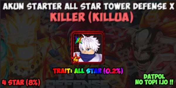 Buy Account Akun Starter ALL STAR Killer (Killua) | All Star Tower ...