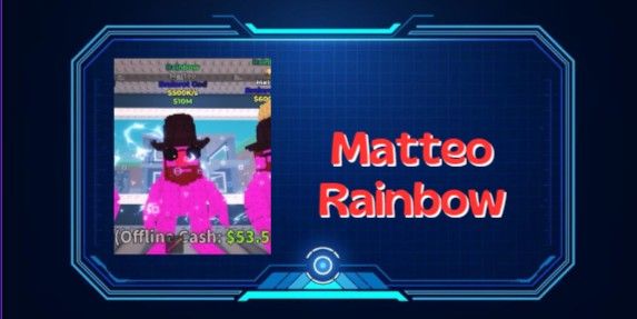 Buy Item Rainbow Matteo | Brainrot God Steal A Brainrot 3631099 | itemku