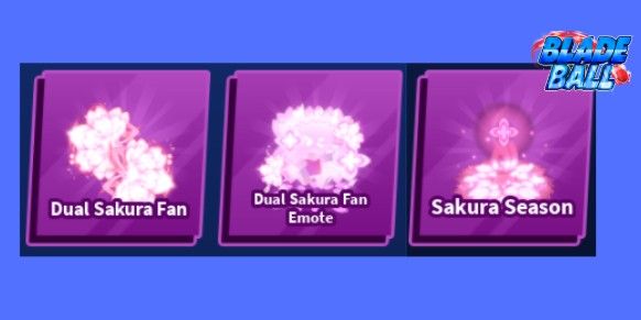 Buy Limited Swords Dual Sakura Fan set Blade Ball 3634427 | itemku