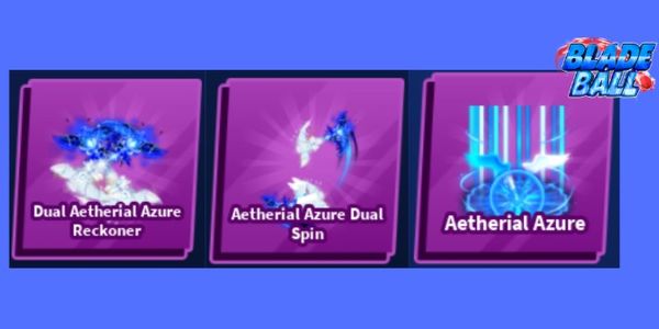 Buy Limited Swords Dual Aetherial Azure Reckoner set Blade Ball 3634100 ...