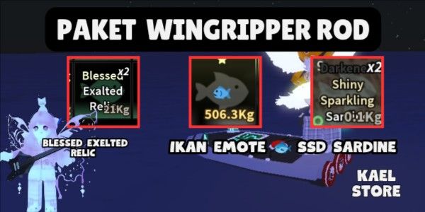 Buy Fish Bundle for wingripper rod | Fish - RBL Fisch 3641403 | itemku